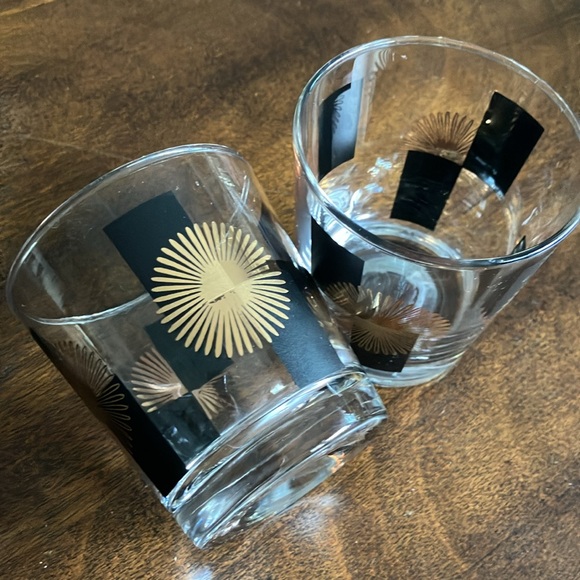 Vintage | Dining | Vintage Mcm Starburst Tumblers | Poshmark